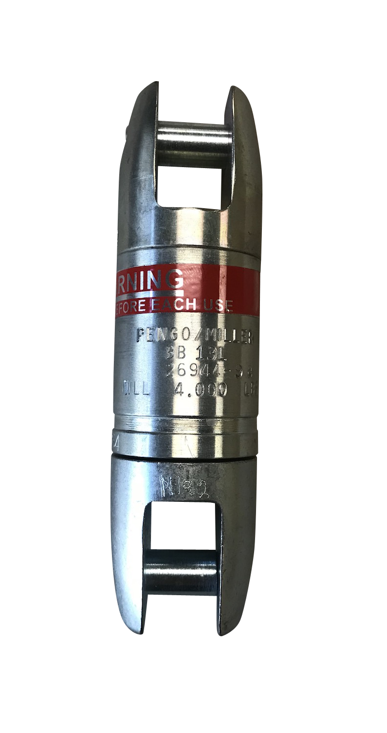Pengo-Miller Line Pulling Swivel Model BB13L WLL 4000 lbs hex pins ...