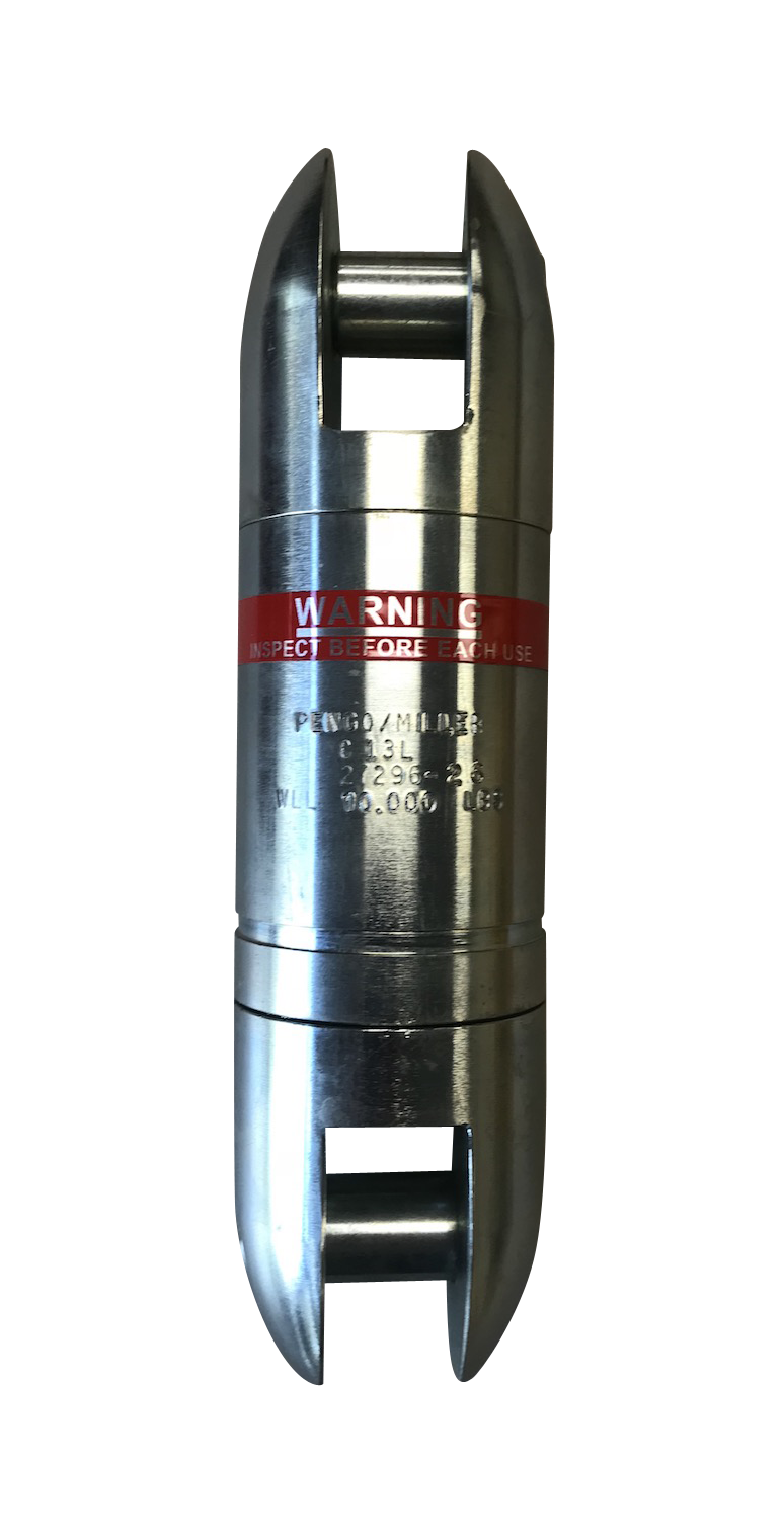Pengo-Miller Line Pulling Swivel Model C13L WLL 10000 lbs hex pins (C1 ...
