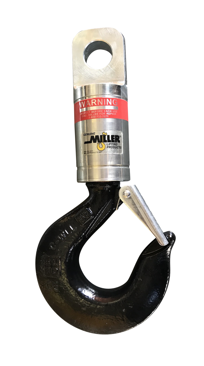 Miller Angular Contact Ball Bearing Swivel Model B-215 Eye to Hook WLL ...