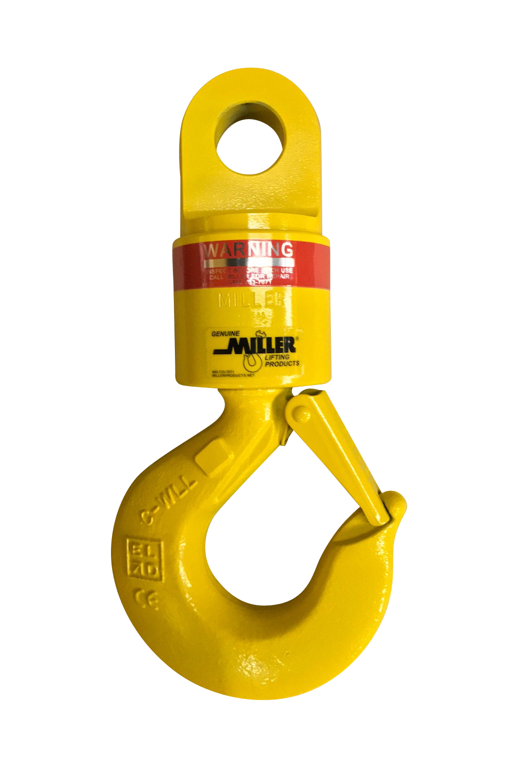 Miller Econo-Link Thrust Bearing Swivel Model 6E285 Eye to Hook WLL 6 ...