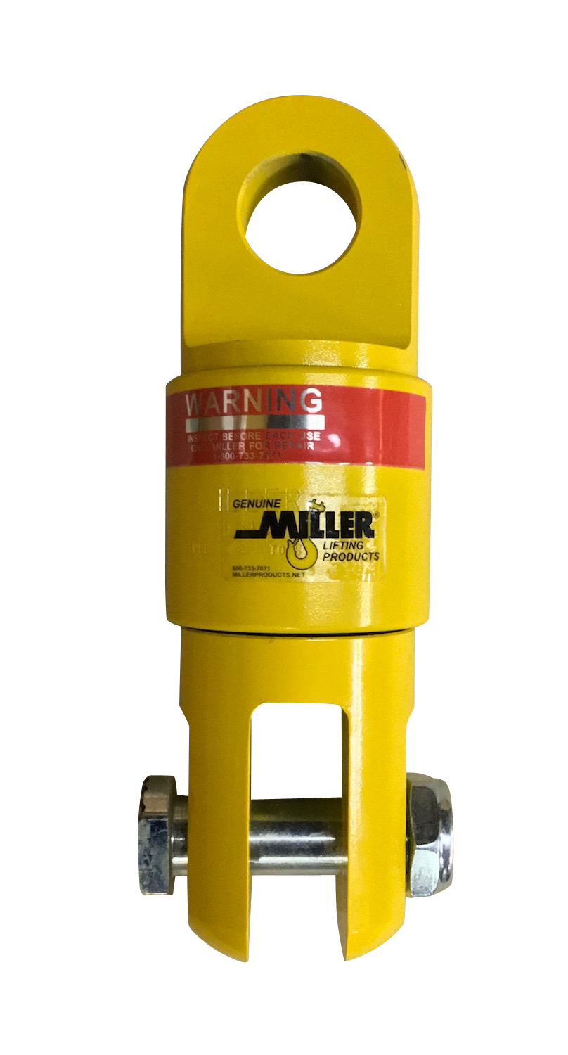 Miller Econo-Link Thrust Bearing Swivel Model 15E281 Eye to Jaw WLL 15 ...
