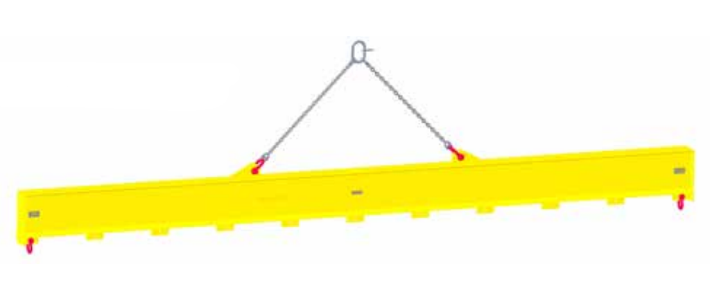 10,000 LB WLL X 10' MULTI PICK HD COMBO LIFT BEAM (26117) – Maskell ...