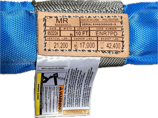 Blue 14ft Endless Round Slings — Maskell Rigging & Equipment
