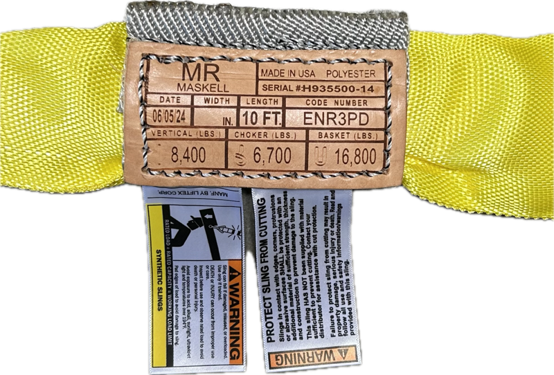 Yellow 30ft Endless Round Slings — Maskell Rigging & Equipment