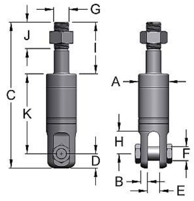 Miller High Pressure Stainless Steel Swivels Model C-311HP Stud to Cle ...