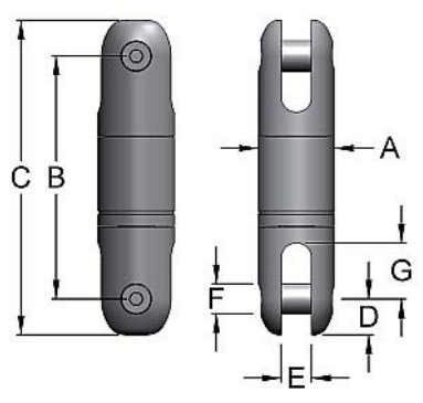 Miller High Pressure Stainless Steel Swivels Model B-414HP Bullet Nose ...