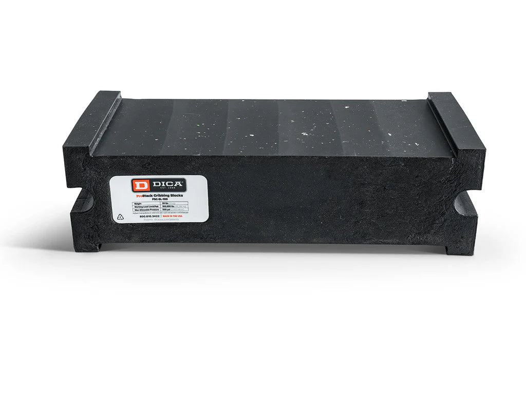 ProStack Slot Lock Cribbing Block 21.5"x 9"x 6". Cribbing Area 18"x 9 ...