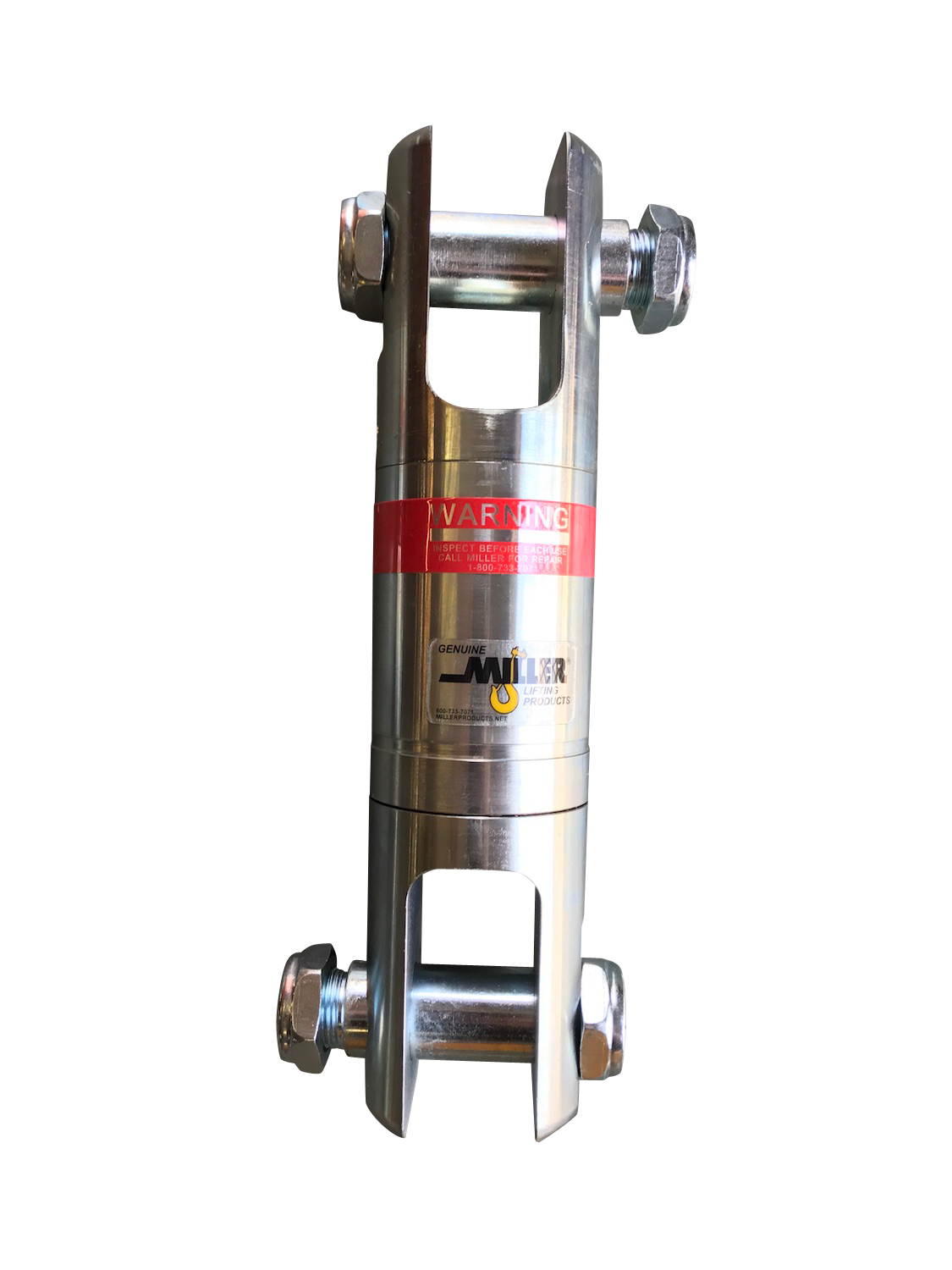 Miller Angular Contact Ball Bearing Swivel Model B-111 Jaw to Jaw WLL ...