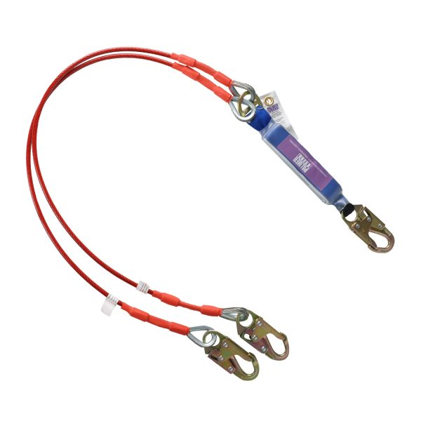 6 FT. LEADING EDGE DOUBLE LEG CABLE LANYARD — Maskell Rigging & Equipment