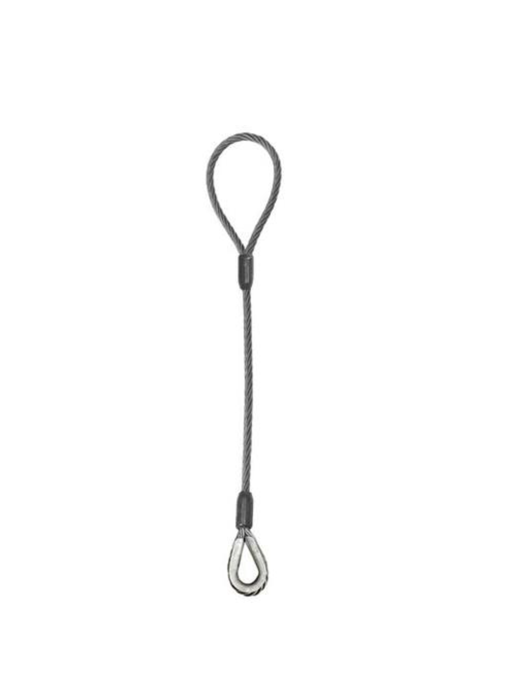 Single-leg Eye & Thimble Wire Rope Sling — Maskell Rigging & Equipment